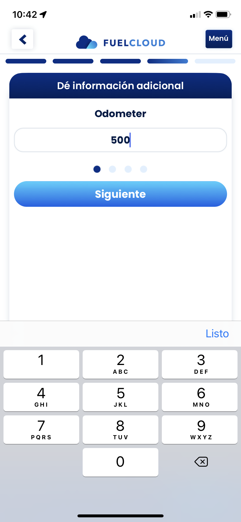 App Instructions In Spanish – FuelCloud